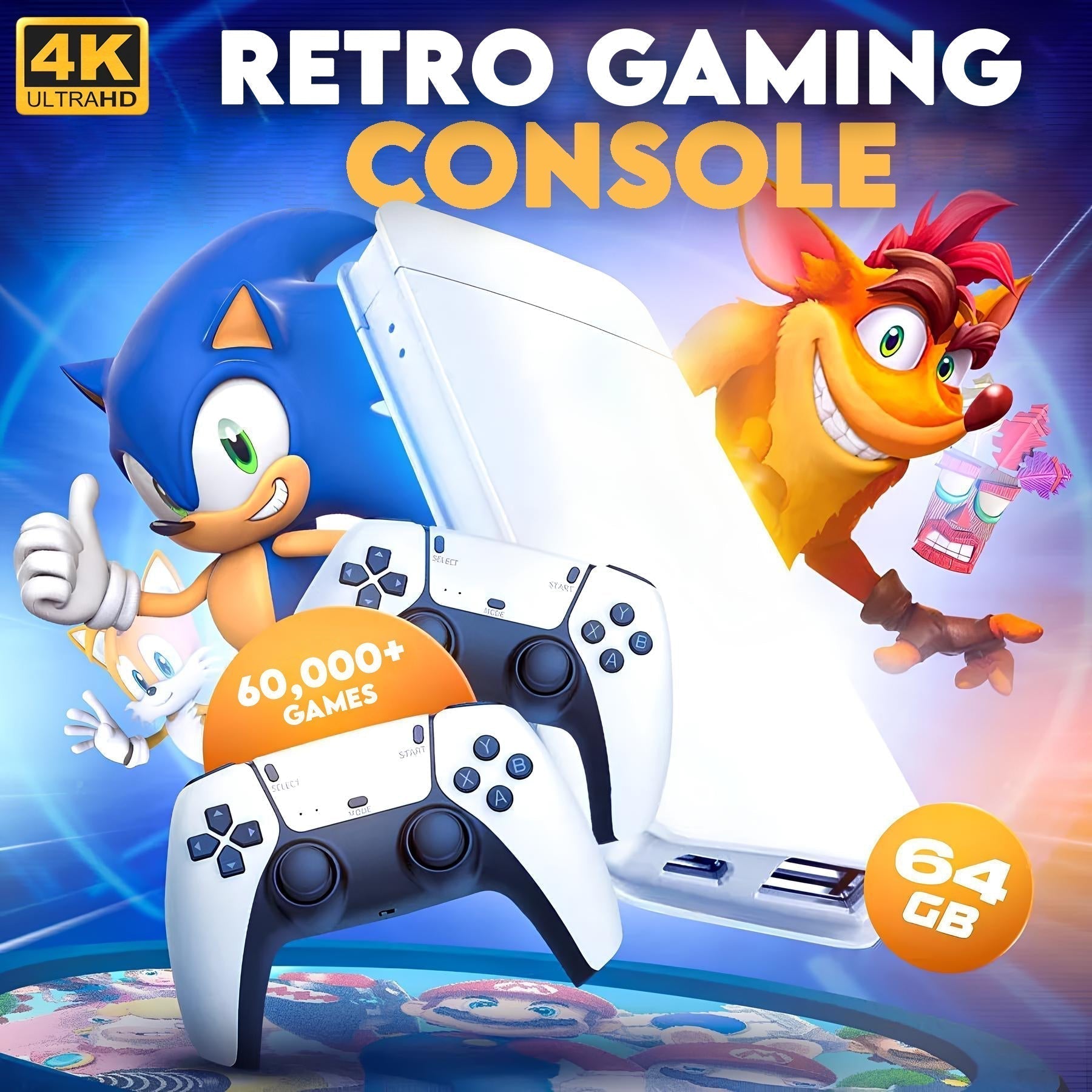 RetroStick™ - 60,000 Retro Games + 2 Free Controllers – Inepsilon